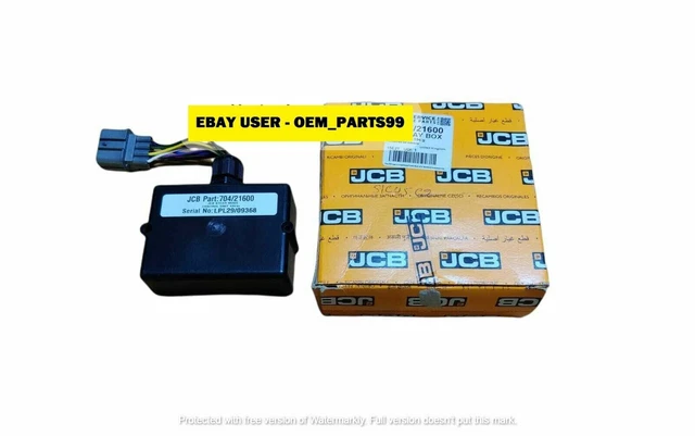 GENUINE JCB Telehandler - Relay Box P.C.B Steer Mode (Part No. 704/ ...