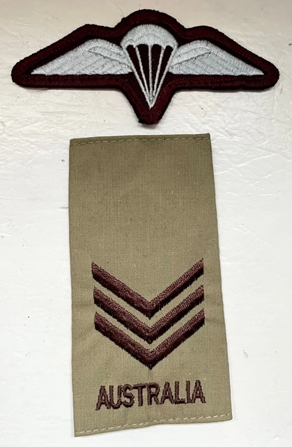 ORIG 3 ROYAL Australian Regiment parachute wing Army badge patch post ...
