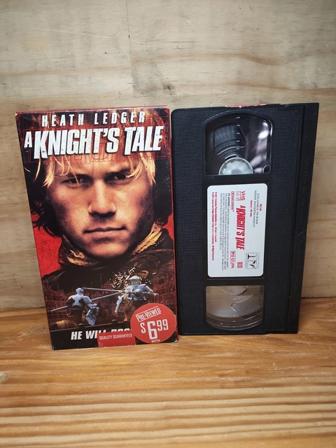 A KNIGHT'S TALE VHS Heath Ledger Shannyn Sossamon Columbia Home Video ...