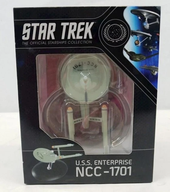STAR TREK TOS USS Enterprise NCC-1701 Die-cast Model Eaglemoss Hero ... STAR TREK TOS USS Enterprise NCC-1701 Die-cast Model Eaglemoss Hero ...