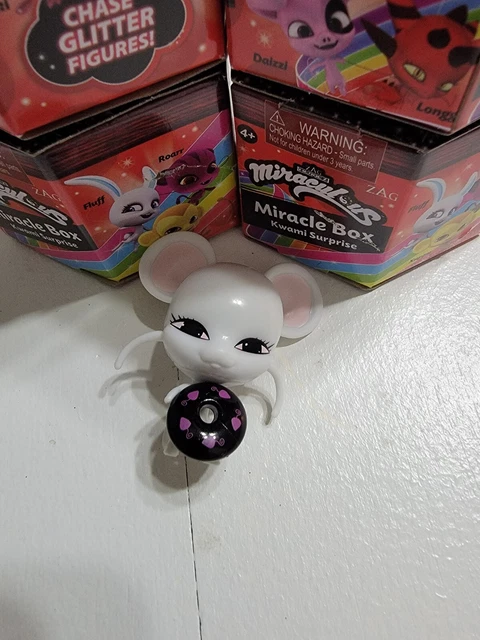 RARE MIRACULOUS LADYBUG Miracle Box Mullo Mouse Kwami Toy Figure ...