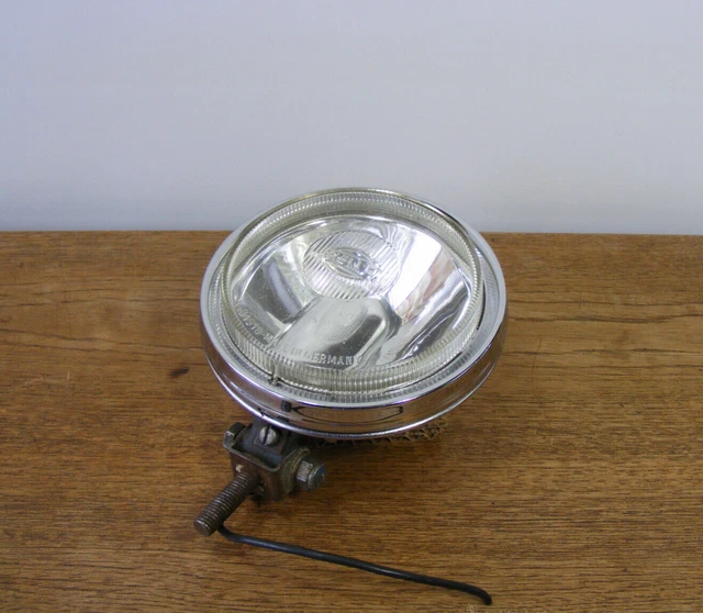 HELLA 115 CHROME auxiliary headlights clear driving light classic car ...