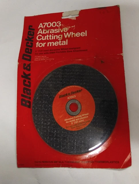 BLACK & DECKER A7003 Abrasive Cutting Discs Wheel for metal 5" (127mm ...