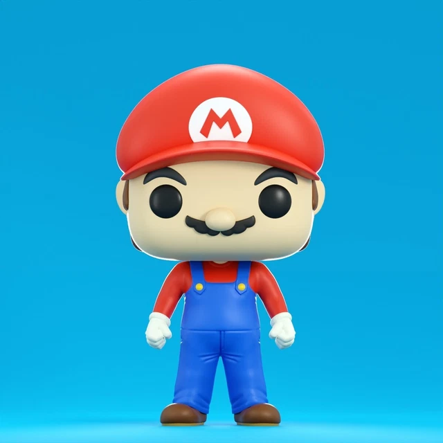 CUSTOM FUNKO POP! Super Mario Bros 3D Printed Figure Super Nintendo £54 ...