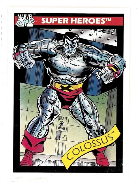 CARTE MARVEL UNIVERSE Super Heroes #36, Colossus, MCU, Impel, 1990 EUR ...