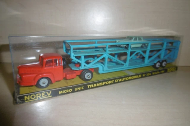 NOREV ANCIEN MICRO Miniatures Camion Unic Transport D'automobile N°526 + Boite EUR 69,00 ...