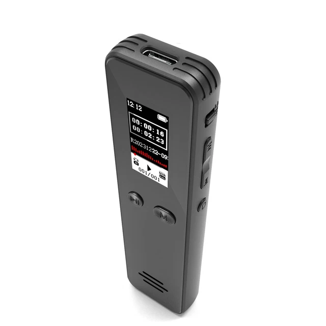 DIGITAL VOICE RECORDER With 0.96 Color Screen One-Key Recording 8Gb ...