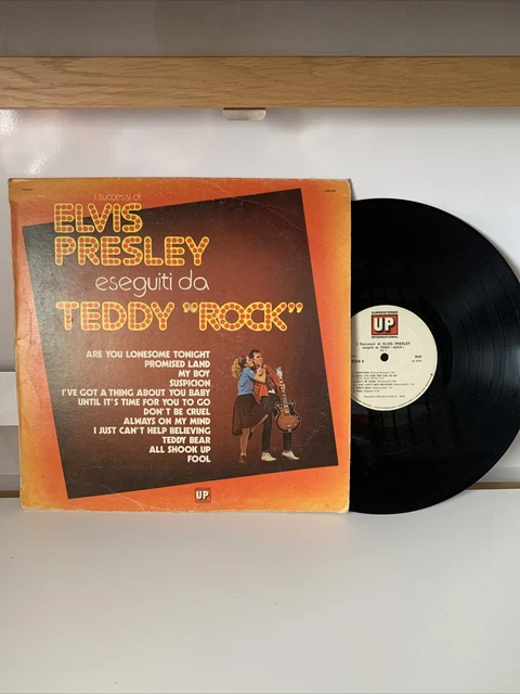 DISQUE VINYLE 33T Elvis Presley Teddy Rock 1978 RARE EUR 300,00 ...