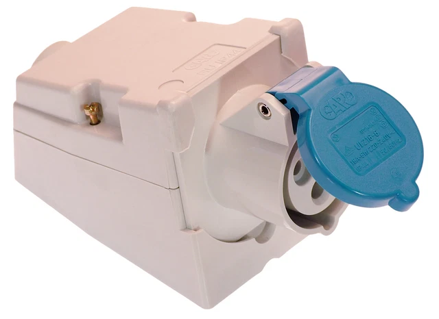 WALL SOCKET CEE 230V 16A 3-pin for caravan, caravan, boat outside Art ...