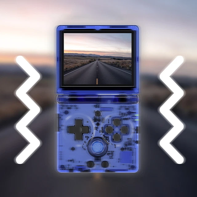 FOR ANBERNIC RG35XXSP Flip Handheld Console 3300mAh 64G Retro Video ...