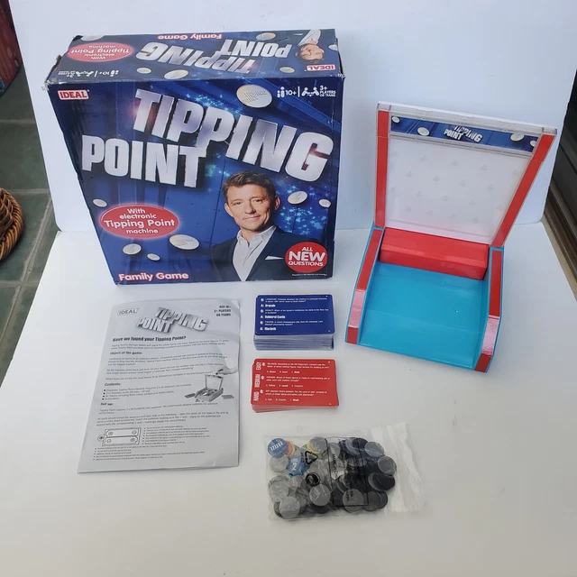 IDEAL TIPPING POINT Electronic Board Game 2015 10+ Complete Great ...