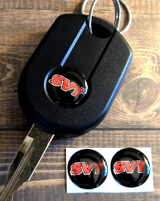 2X LOGO FORD Mustang SVT Shelby Cobra key FOB emblem, 16mm resin ...