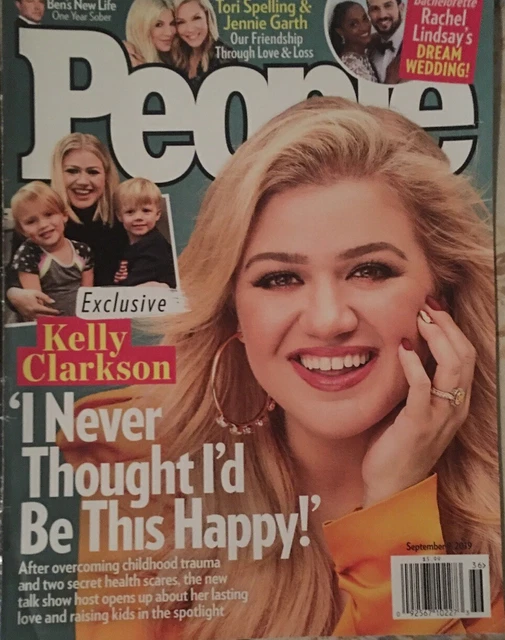 KELLY CLARKSON SEPTEMBER 2019 PEOPLE Magazine TORI SPELLING & JENNIE ...