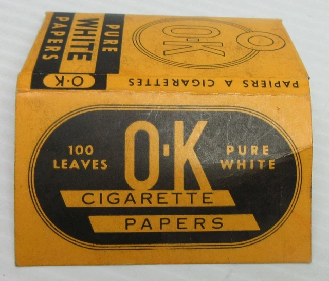 VINTAGE O-K CIGARETTE Rolling Papers - variation $12.99 - PicClick CA