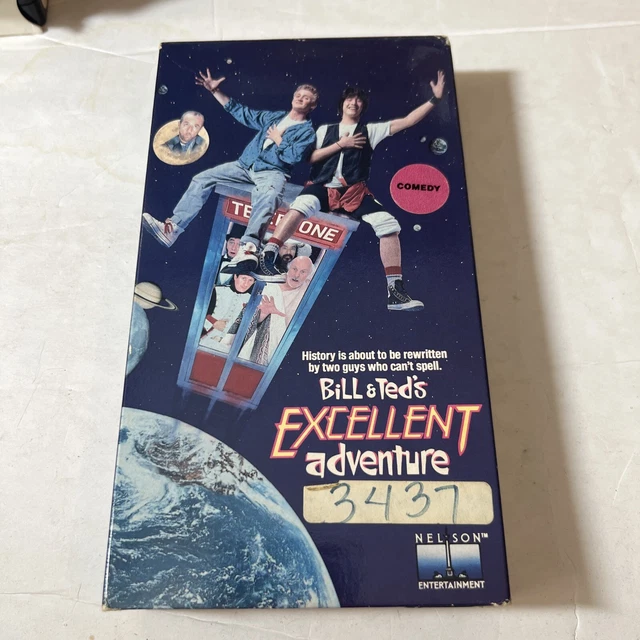 BILL & TEDS Excellent Adventure VHS Nelson 1989 Keanu Reeves George ...