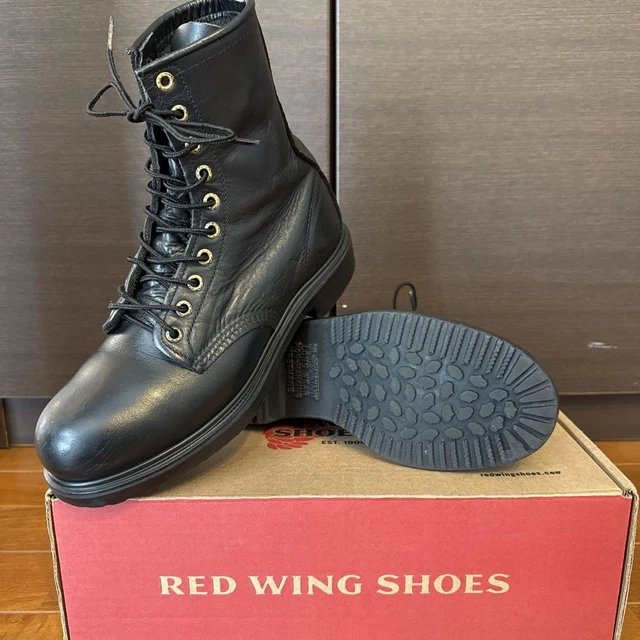 RED WING 4473 Fireman Boots 6.5D Black Men's Fashion Classic £237.82 ...