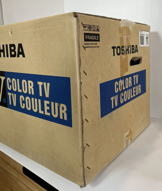 TOSHIBA 13 TV color television 13A21C in box, manual, gaming, tested ...