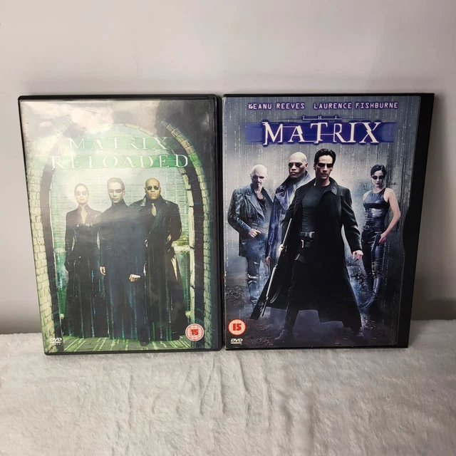 THE MATRIX KEANU Reeves DVD Matrix Reloaded Bundle Free UK shipping EUR ...