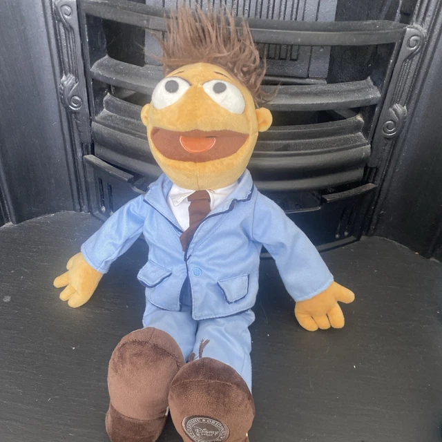 DISNEY STORE MUPPETS Most Wanted 18 inch Plush Walter in Blue Suit Jim ...