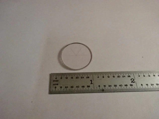 OPTICAL RETICLE MICROSCOPE Part Glass Optics As Is &3-B-19 £18.05 ...