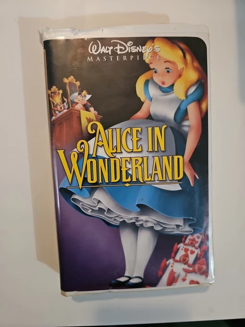 ALICE IN WONDERLAND (VHS, 1999) Walt Disney Masterpiece Collection - Sealed Rare £2.23 - PicClick UK