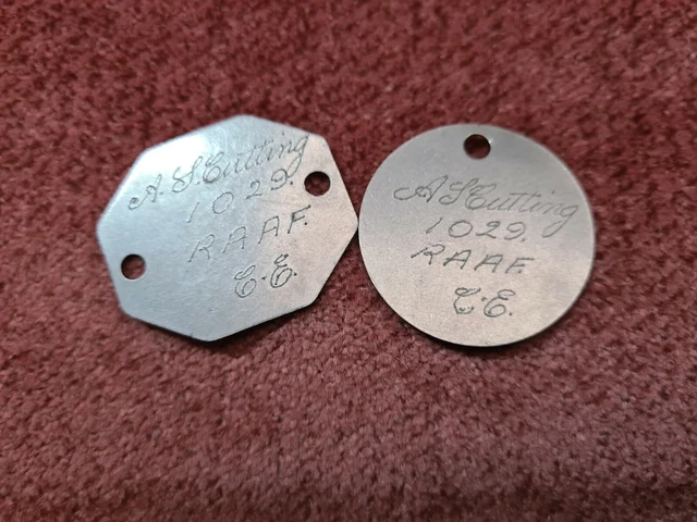 WW2 RAAF AUSTRALIAN Id Tags Disc Pair $55.00 - PicClick AU