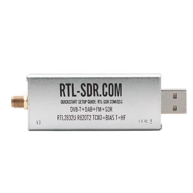 FOR RTL-SDR BLOG R820T2 RTL2832U TCXO SMA Software Defined Radio Dongle ...