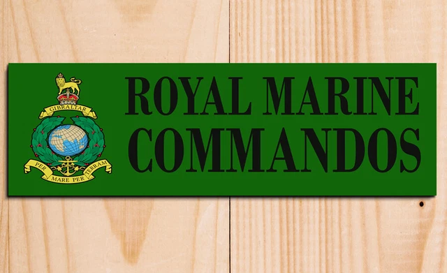 ROYAL MARINE COMMANDOS WW2 Style metal plaques signs poster image £6.99 ...