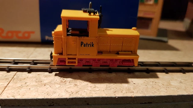 ROCO DIESELLOK H0E Schmalspur Feldbahn Patrik Gelb 33205 OVP läuft sehr ...