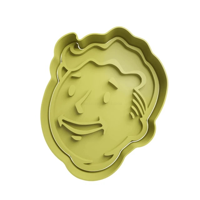 FALLOUT VAULT BOY Head Cookie Cutter $12.35 - PicClick AU