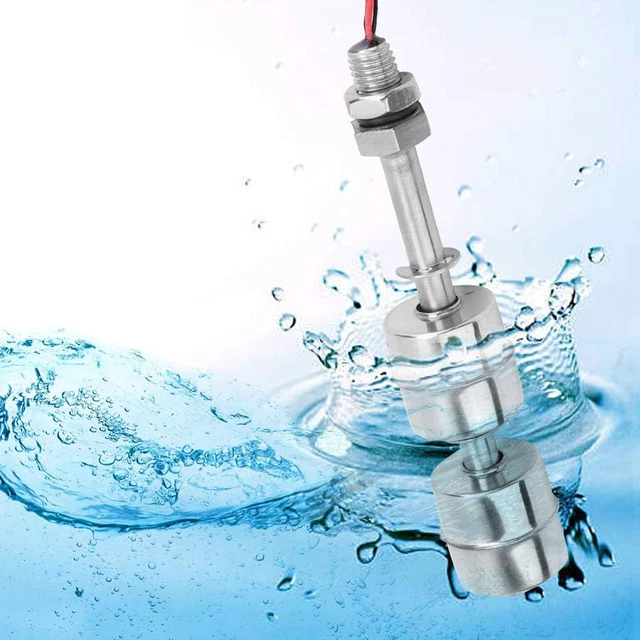 DUAL BALL FLOAT Switch Stainless Steel 150mm Water Level Sensor 0-220V ...