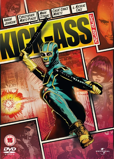 KICK-ASS (DVD) TAMER Hassan Evan Peters Aaron Taylor-Johnson Clark Duke ...