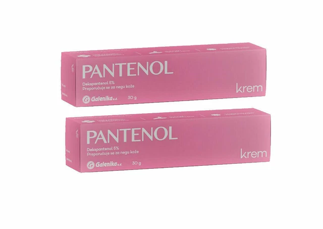 2 X 30G PANTHENOL OINTMENT ( Pantenol Cream ) for epithelialization ...