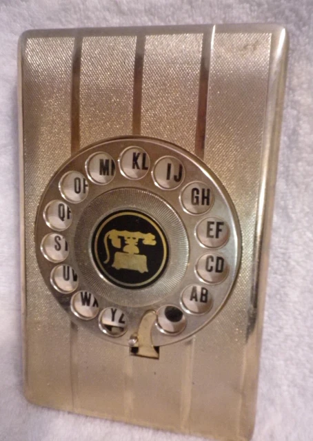 VTG ROTARY TELEPHONE Book - Retro Desktop Dial Pop Up Phone Directory ...