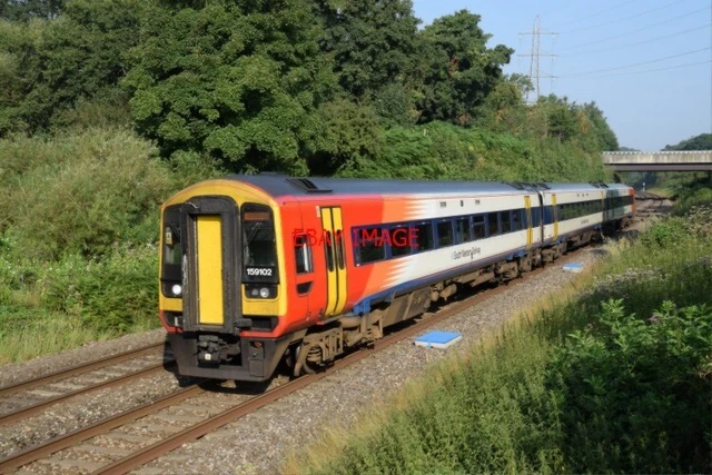 PHOTO CLASS 159'Sprinter Express' 3-Car Dmu No 159 102 (Ex-No 158 803 ...
