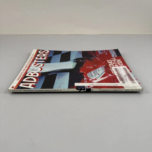 Adbusters Magazine November December 2015 Manifesto For World