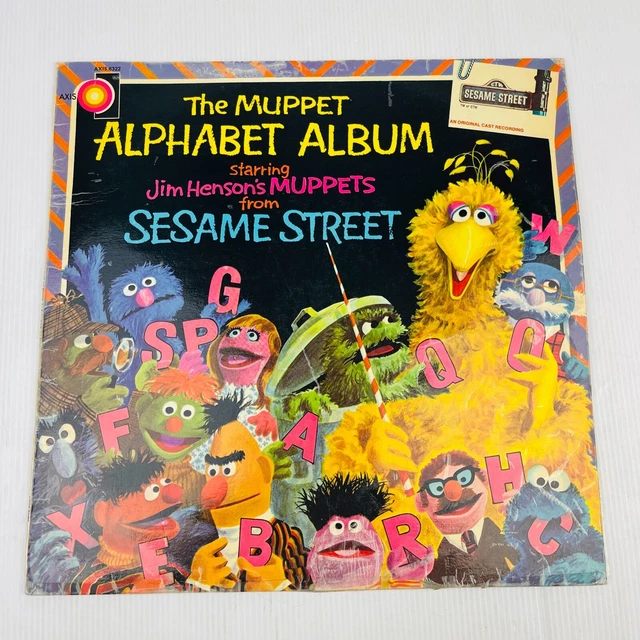 SESAME STREET THE Muppet Alphabet Album 1971 Vinyl Record Gatefold $95. ...