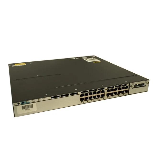 CISCO 24-PORT SWITCH Anatel TNY-WS3750X-3560X (WS-C3750X-24P-S V05) £ ...
