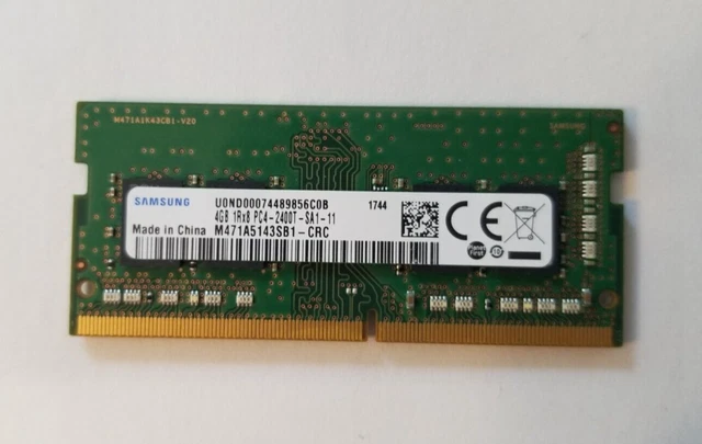 SAMSUNG 4GB PC4-19200 DDR4-2400T Laptop Memory SDRAM M471A5143SB1-CRC ...