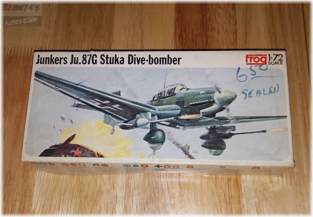 FROG, JUNKERS JU.87G Stuka, German WWII Dive-bomber, 1/72 Scale, Model ...