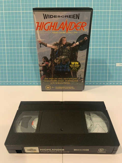 VHS: HIGHLANDER (1986) Connery Lambert - COMBINE POSTAGE DISCOUNT ...