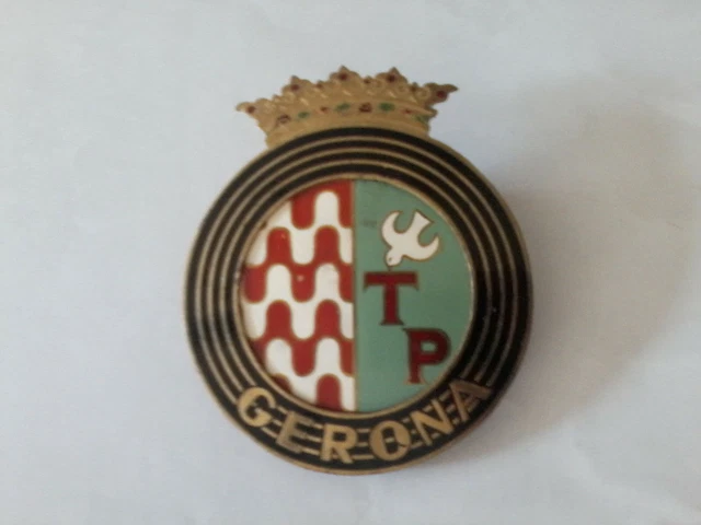 ANCIENNE PLAQUE DE caladre de la ville de GERONA en Catalogne Espagnol ...