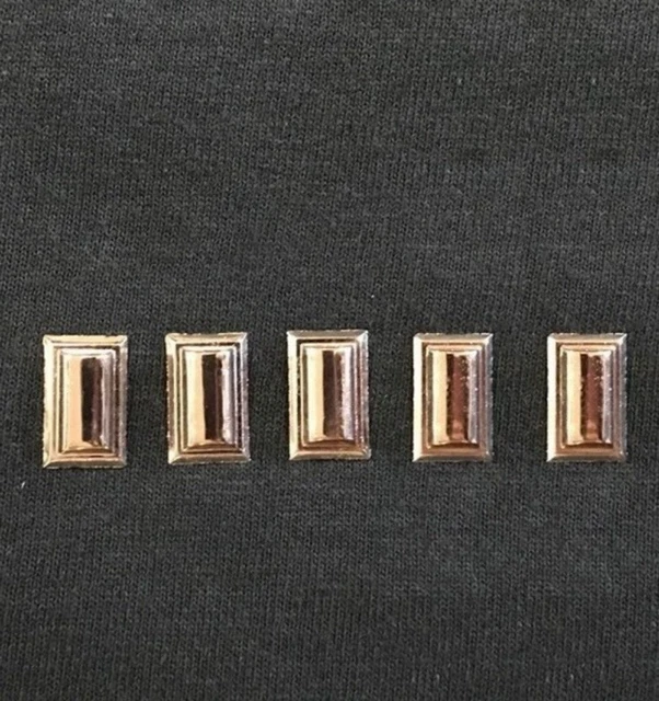 STAR TREK ENTERPRISE TV Series Fleet Captain Rank Insignia 5 Pips Metal ...