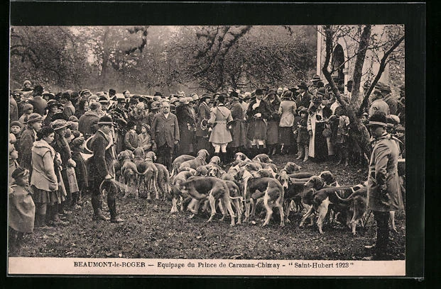 CPA BEAUMONT-LE-ROGER, EQUIPAGE du Prince de Caraman-Chimay - Saint ...