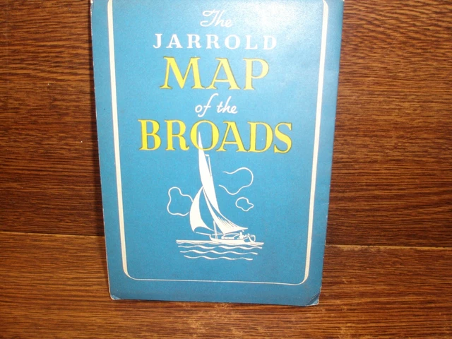 THE JARROLD MAP of the BROADS (1946) £19.99 - PicClick UK