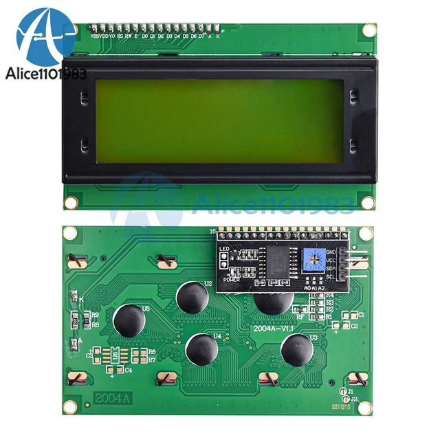 IIC/I2C/TWI/SP I SERIAL INTERFACE2004 20X4 Character LCD Module Display ...