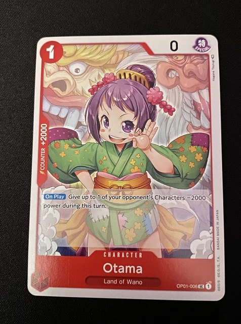 ONE PIECE: OTAMA OP01-006 / ENGLISH / CHARACTER / RED / UNCOMMON £10.00 ...