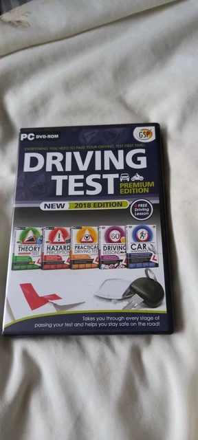 DRIVING TEST PREMIUM 2018 Edition (5 x PC DVD-ROM, GSP) £2.21 - PicClick UK