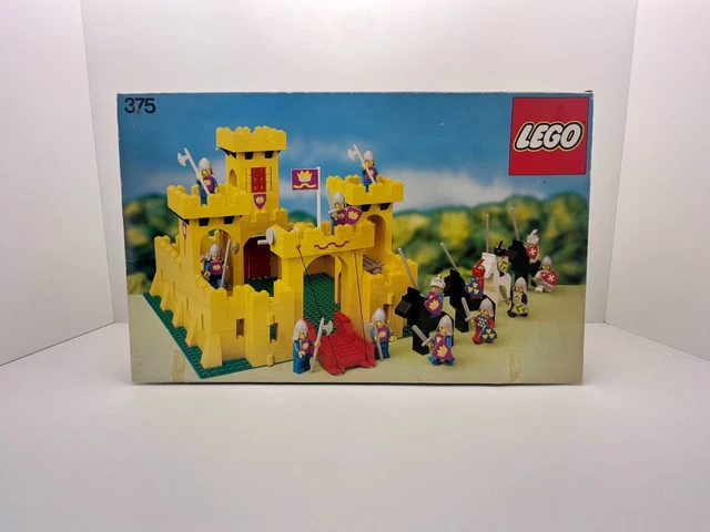 LEGO® LEGOLAND CASTLE 375 Castle Ritterburg gelbe Burg OVP ONLY BOX ...