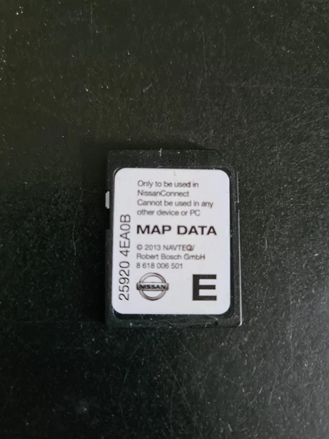 NISSAN CONNECT3 SAT Nav Europe Map Data Sd Card 25920 4Ea0B £14.99 ...